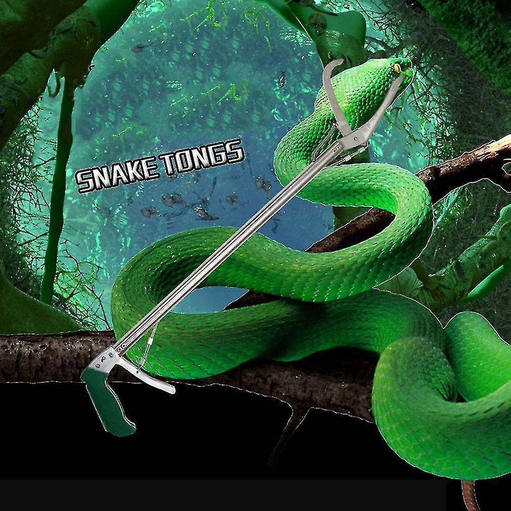 Snake Clamp 70cm Handle Tongs Catcher Stick Reptile Stick Snake ...