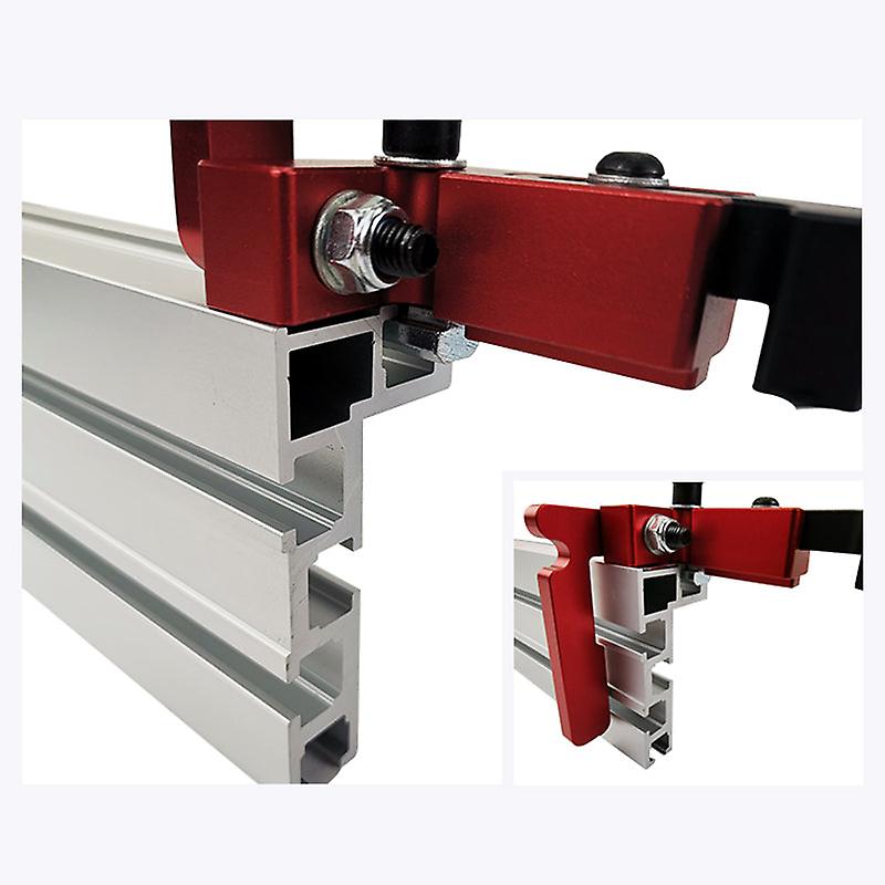 Aluminum Angle Miter Gauge Sawing Assembly Ruler Woodworking Tool 400mm ...