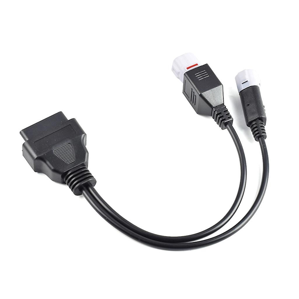 For Motorcycle 3, 4 And 6 Pin To Obd2 Diagnostic Scanner Tool Adapter ...