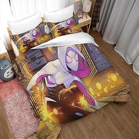 Spider Girl Hero Gwer Duvet Cover 3d Bedding Sets Comforter Cover 3 Pcs ...