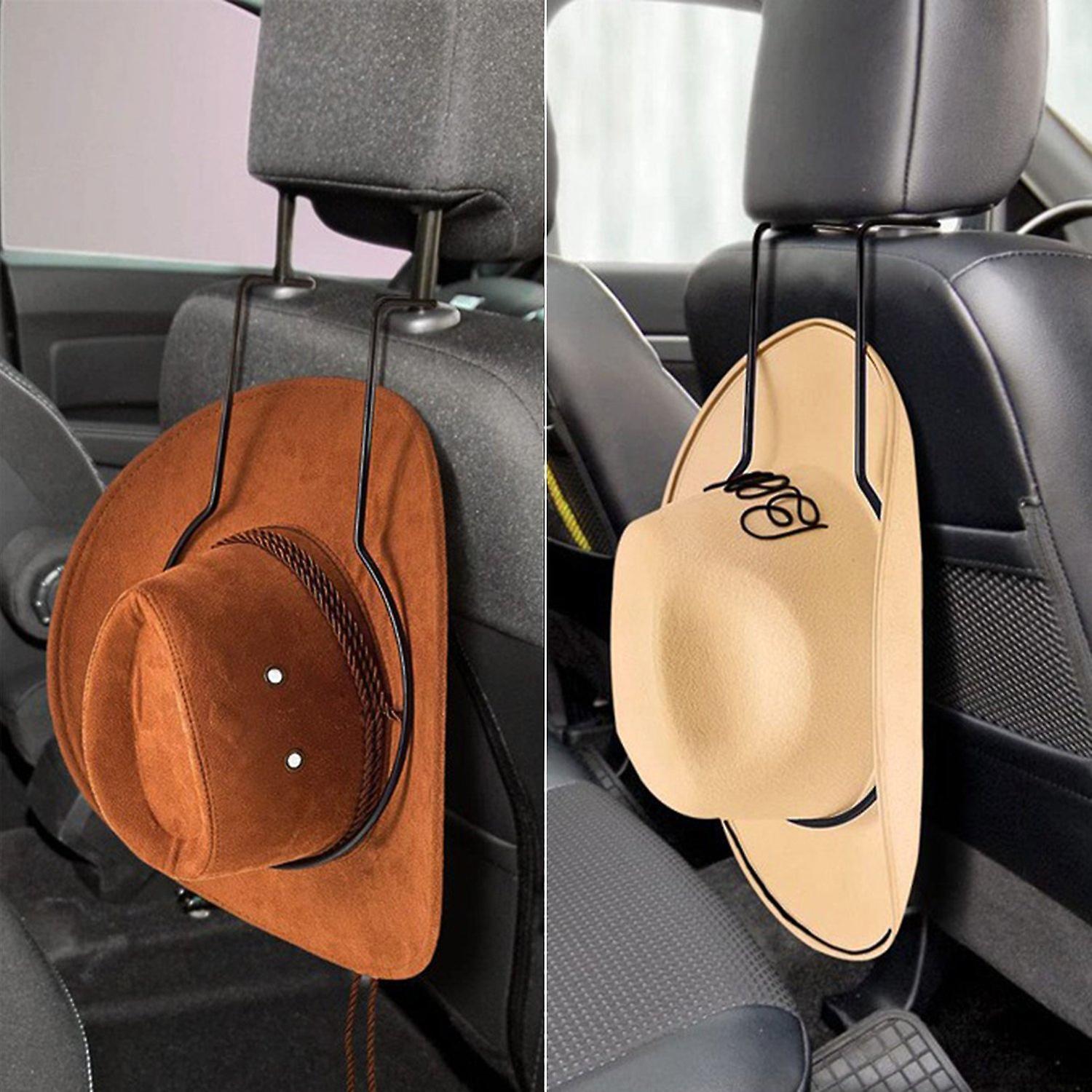 Car Cowboy Hat Holder Headrest Back Seat Mount Heavy Duty Metal ...