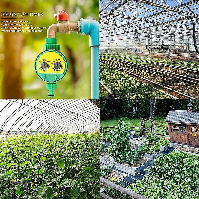 Garden Irrigation Controller Automatic Watering Timer Battery Powered ...