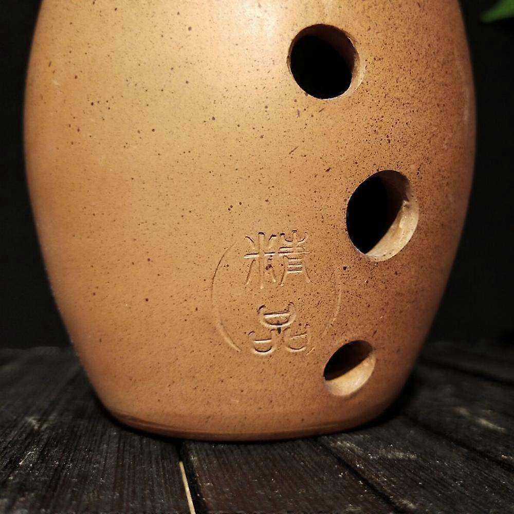 Tao Xun Antique Clay Hand Polished Fired Ceramic 8 Holes Ocarina ...