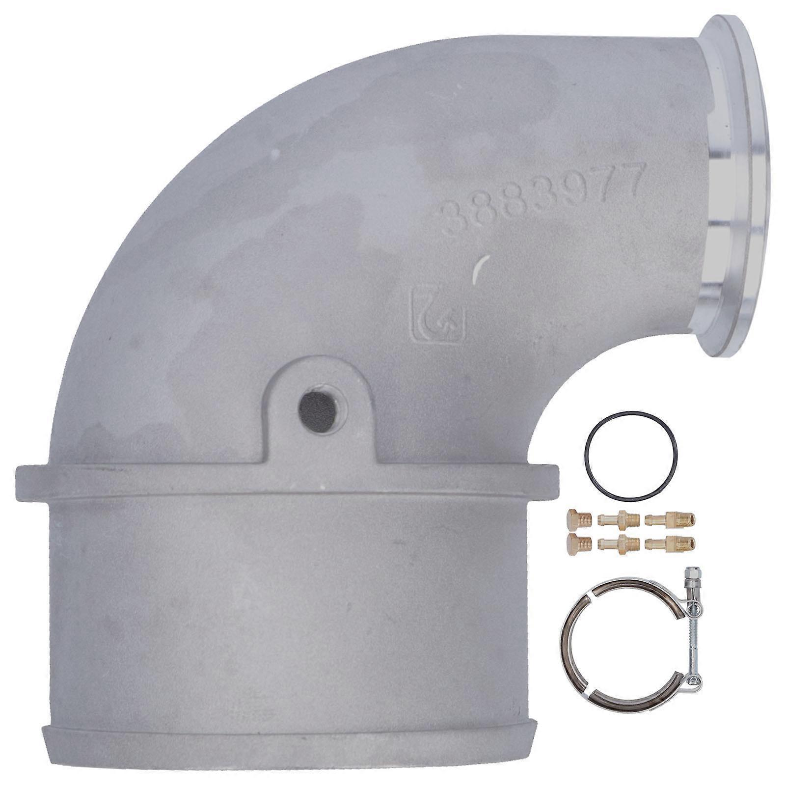 4in Engine Elbow Pipe 3883977 90 Adapter Kit Fit for Cummins HX35 HX40 ...