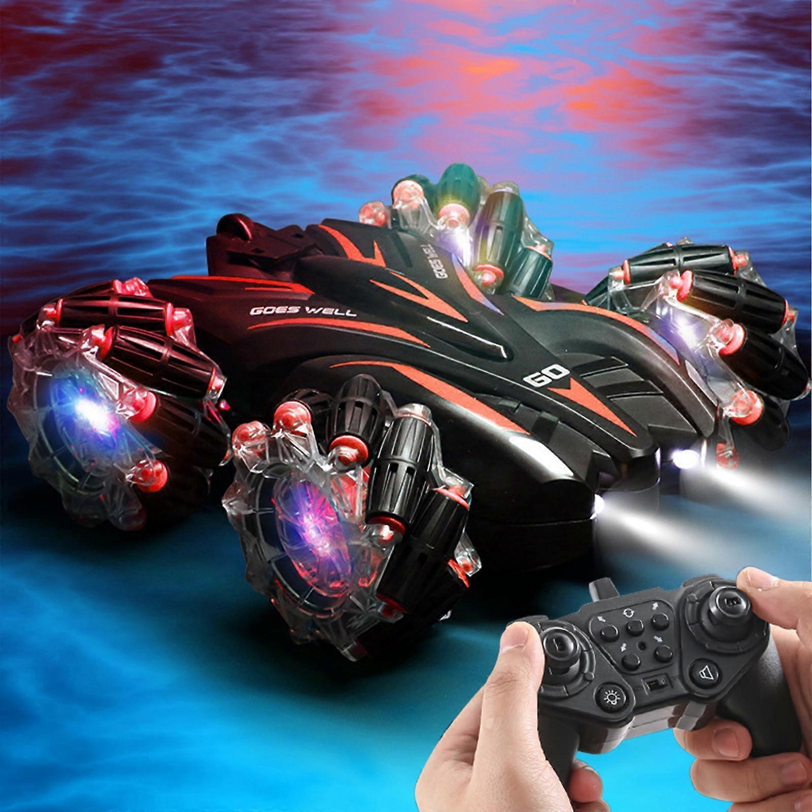 Lighting Double-sided Car RC Stunt Drifting Car Four-wheel Drive Power ...