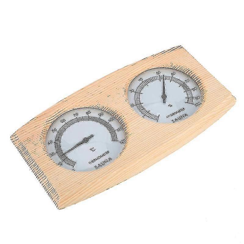 2 In 1 Sauna Room Wooden Thermometer Hygrometer Steam Temperature ...