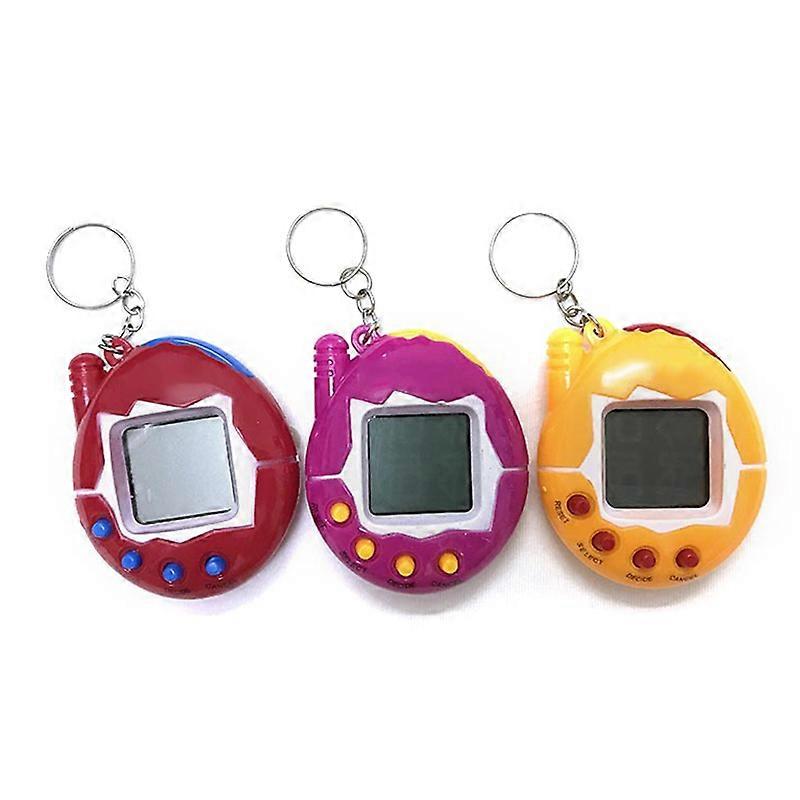 Virtual Electronic Digital Pets Keychain Game Keyring Electronic Toys ...