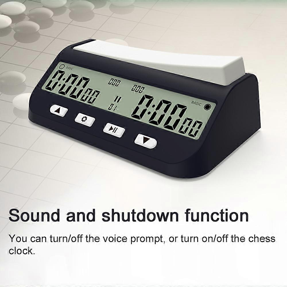 Professional Chess Clock Multifunctional Digital Watch Accurate Count Up Count Down Timer Board ...