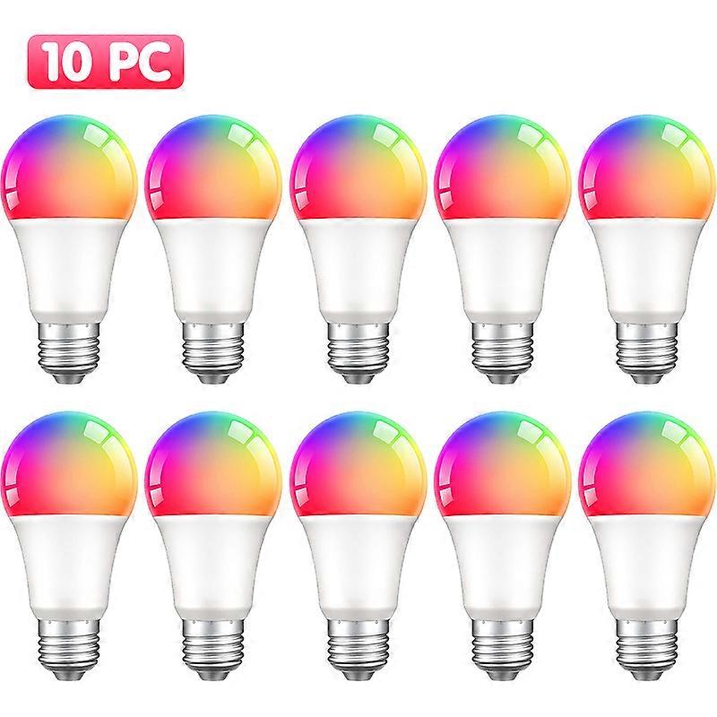 Tuya E27 Bulb Zigbee Bluetooth, Dimmable Light LED lamp 2700-6500k RGB, 9W Smart Life APP, Voice ...