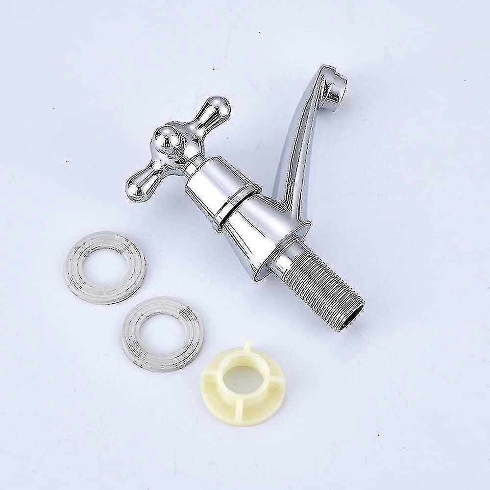 Single Cold Water Tap Faucet, Chrome Single Cold Tap Basin Faucet, For ...