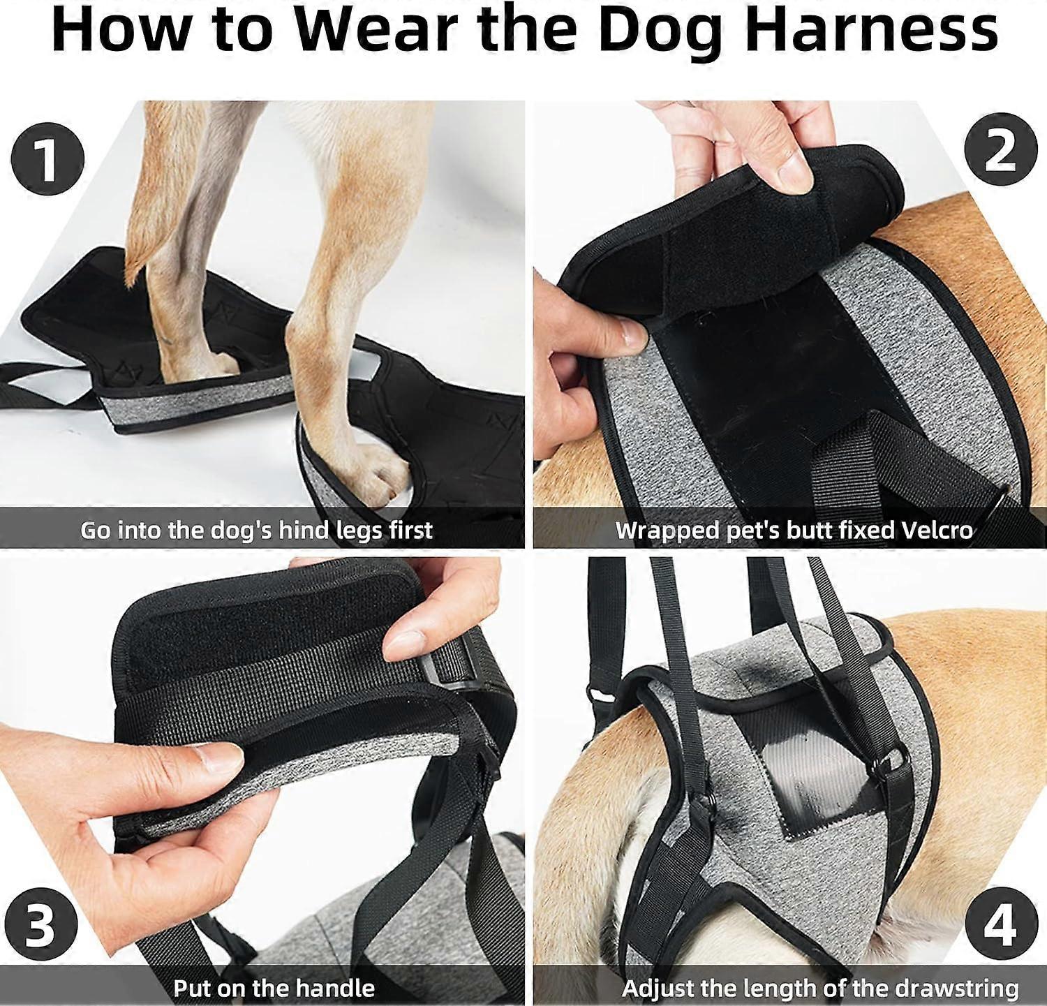 Dog Support Harness for Back Legs Large Dog Harness with Lift Handle ...
