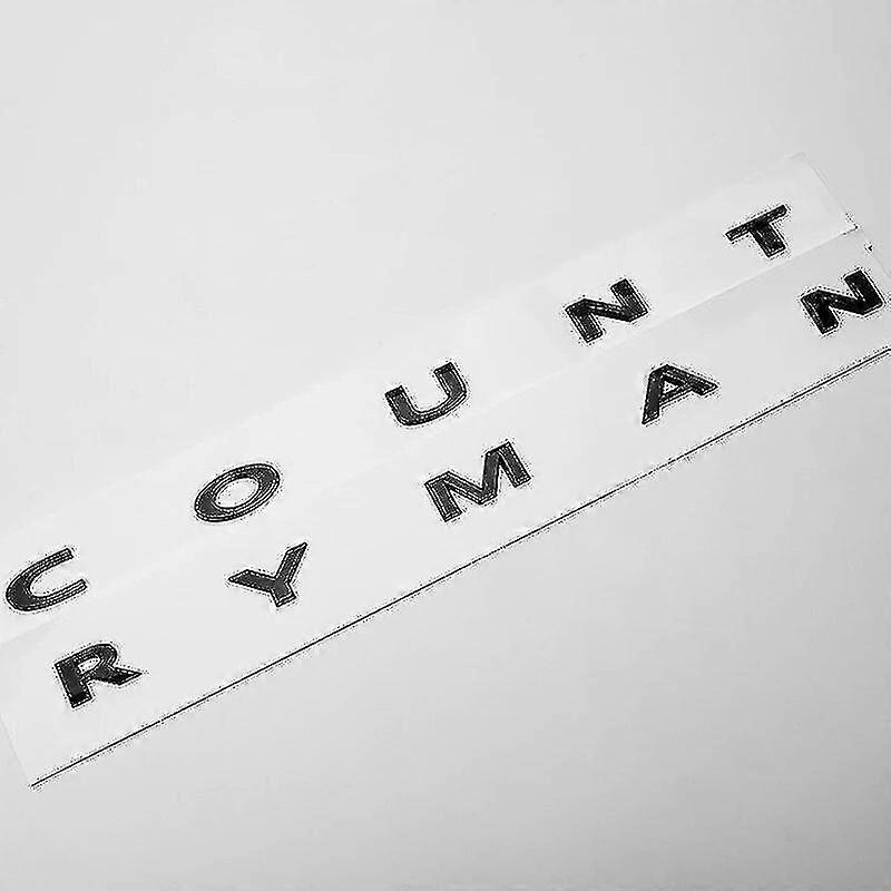 3d Abs Black Clubman Logo Countryman Emblem Letters Sticker Car Trunk ...