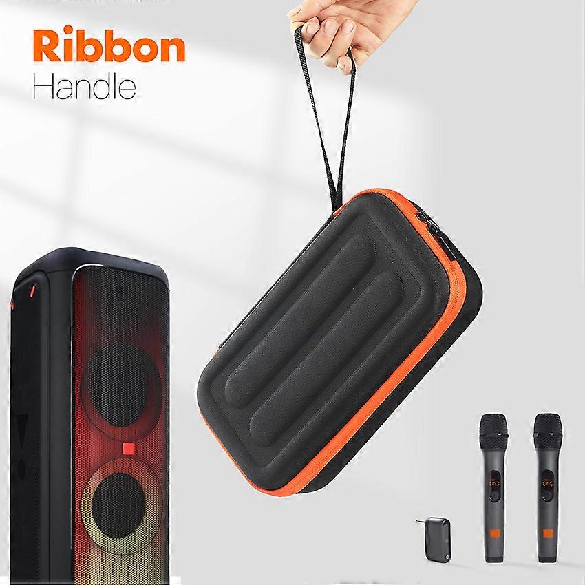 Microphone Case Battery Model Microphone EVA Carrying Case Organizer ...