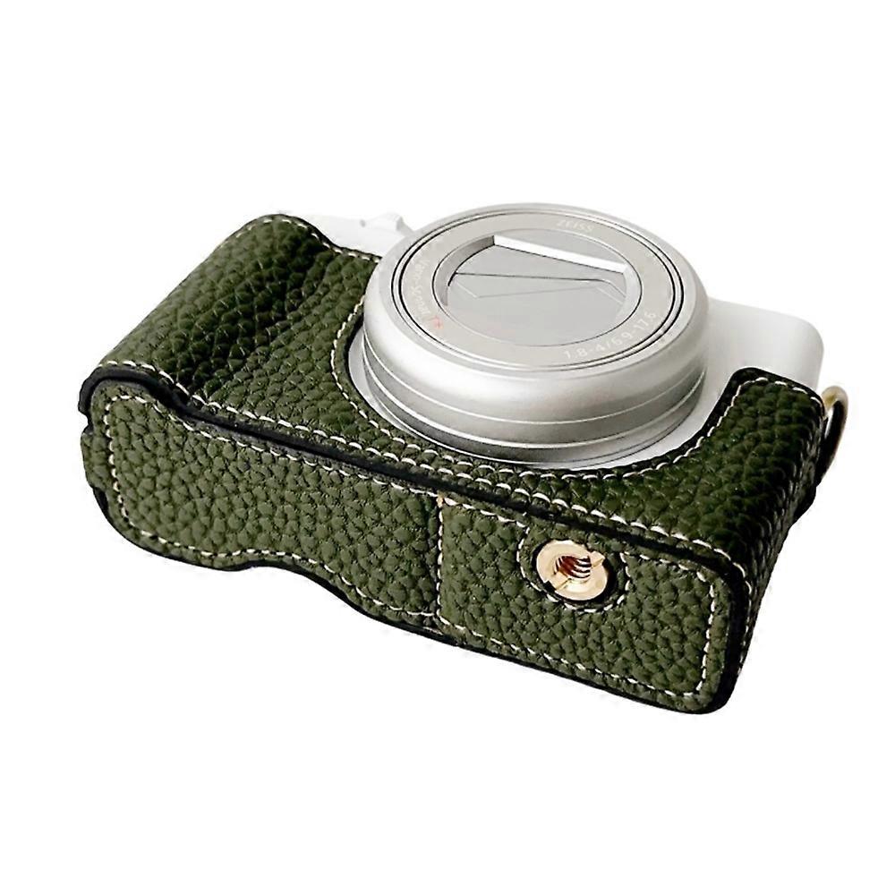 For Sony ZV-1 II/ZV-1M2/ZV-1F PU Leather Camera Bag Bottom Case Easy to ...
