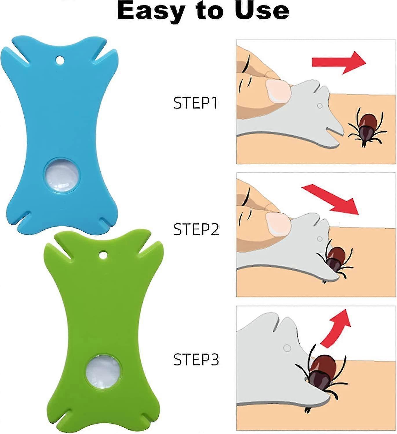 Tick Card With Magnifying Glass, Tick Cards For Removing Ticks,tick ...