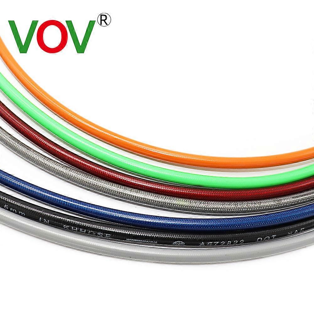 Motorcycle metal hoses brake hose Bike Braided Brake Hose Line Steel ...