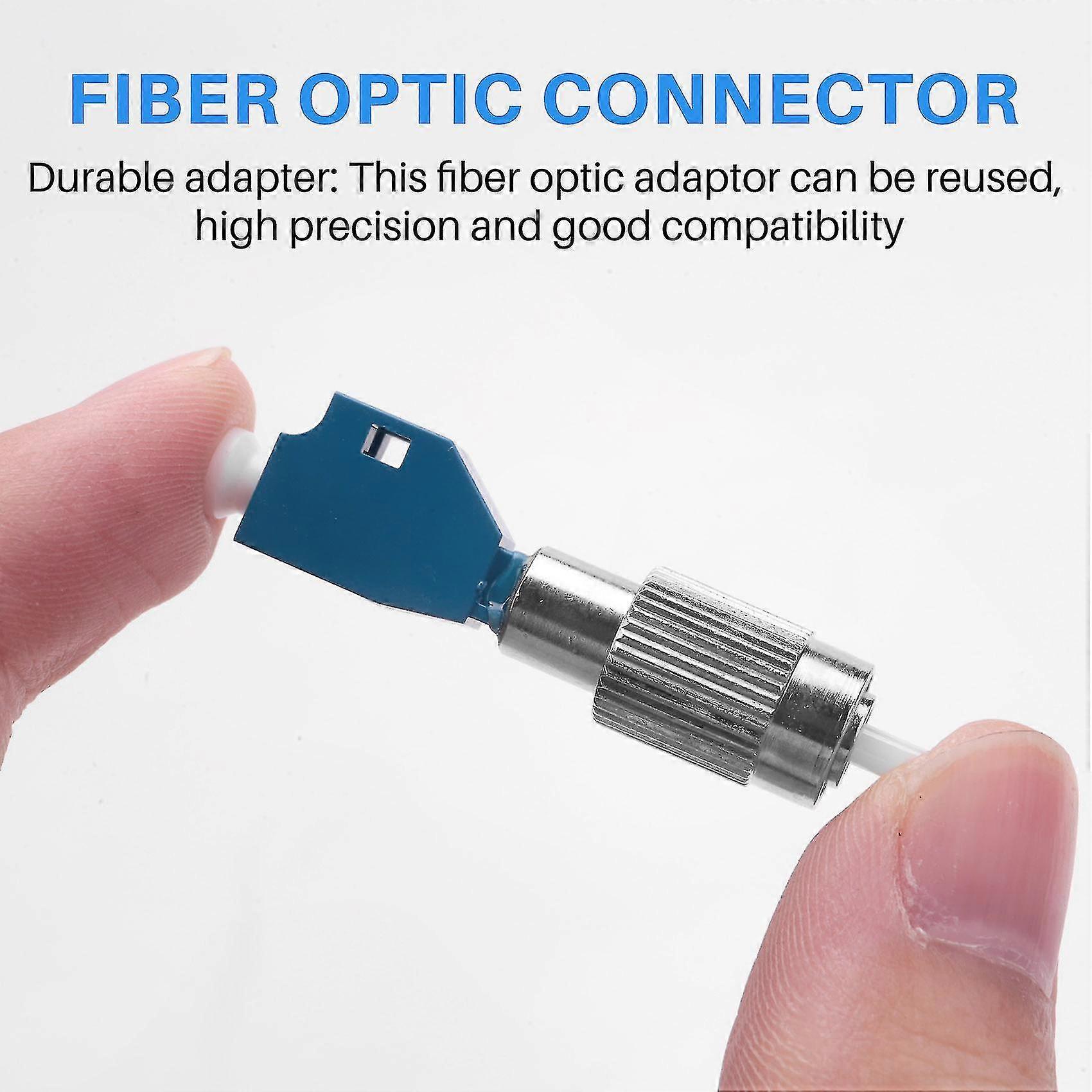 1pcs Fault Locator Adapter, Hybrid Fiber Optic Connector Adapter,single Mode 9/125um Male To Lc ...