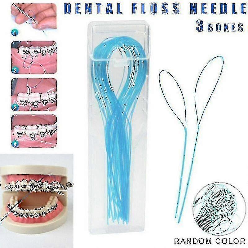 Floss Threader Simple Loop + Braces - Braces Bridge Implants For Oral ...