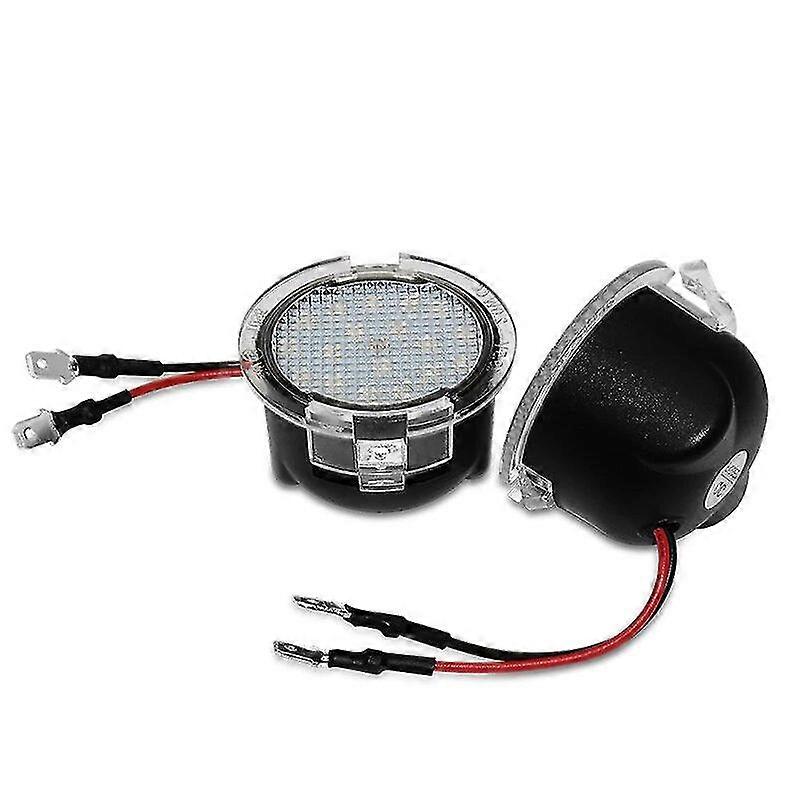 Pair Car Led Under Side Mirror Puddle Lights For Ford Mondeo 5 Taurus F ...