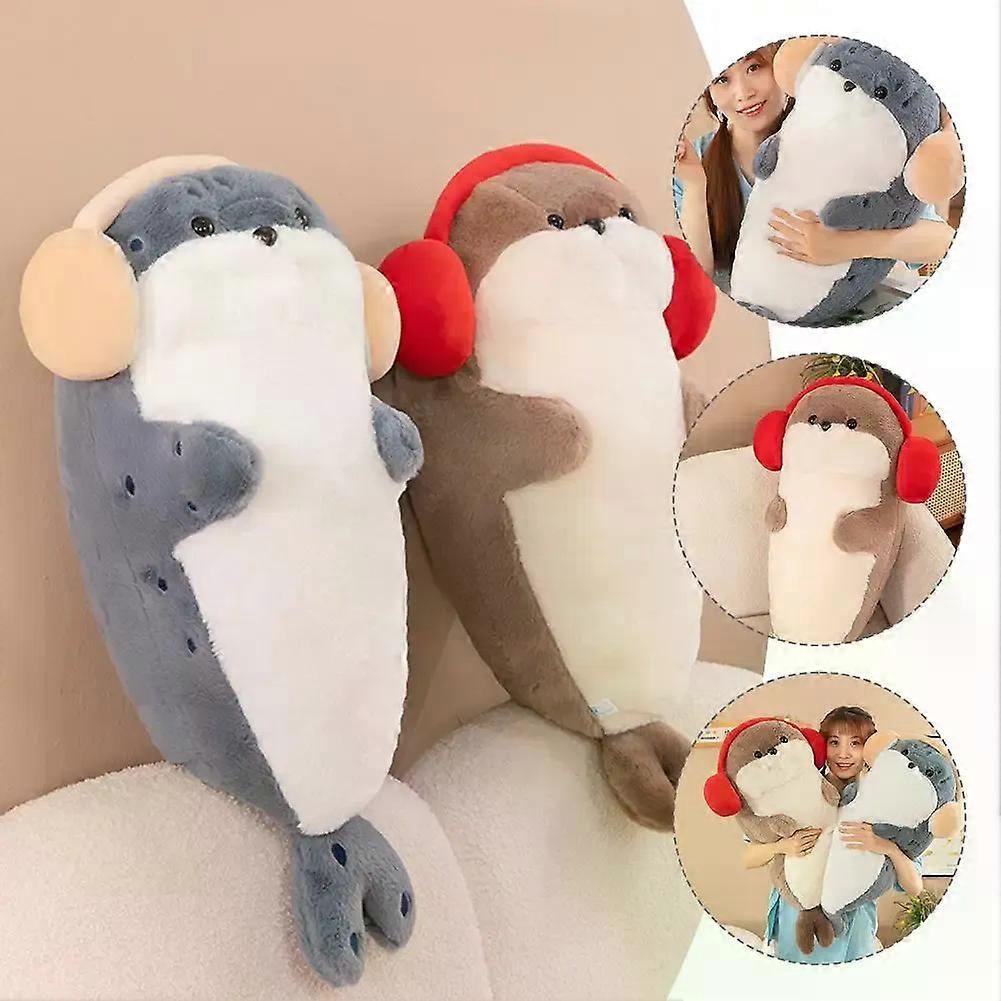 Gaibosi 70cm Cute Seal Plush Toy Super Soft Bed Sleeping Pillow Doll Plush Animal Sea Otter Doll ...