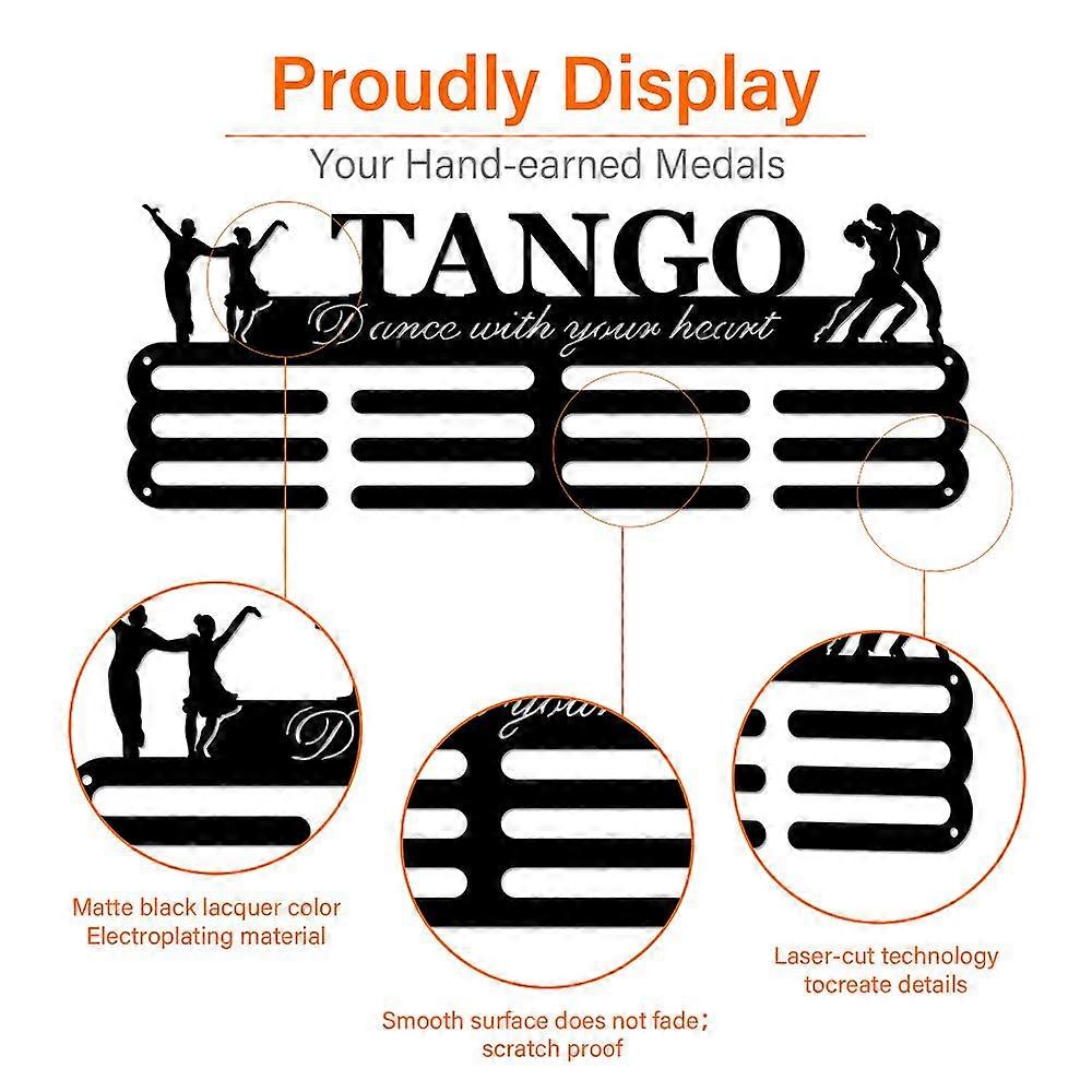 Fashion Iron Medal Hanger Holder Display Wall Rack 3 Line with Screws ...