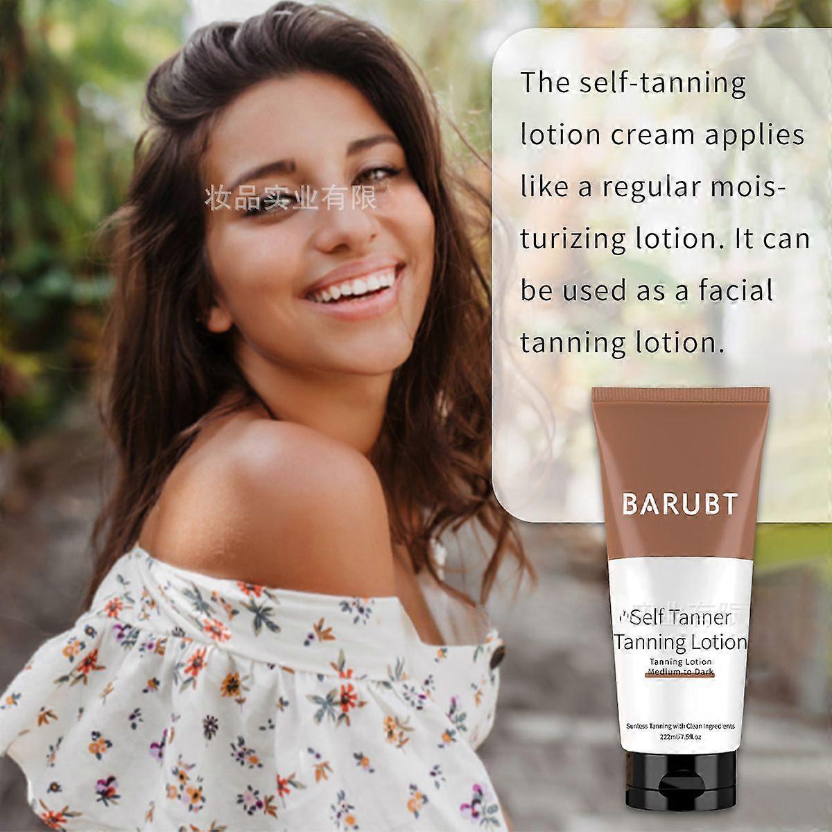 Self Tanner Cream - Natural & Organic Ingredients, Moisturizing Self ...