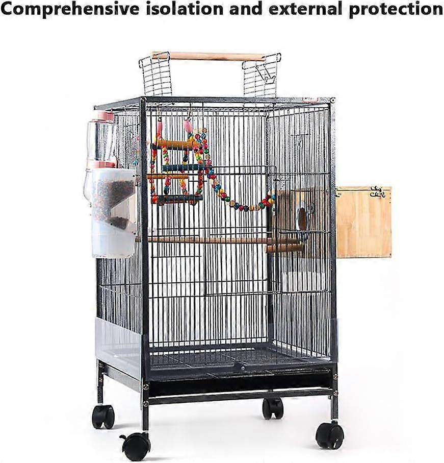 4Pcs Transparent PVC Bird Cage Baffle,Bird Cage Seed Catcher,Parakeet ...