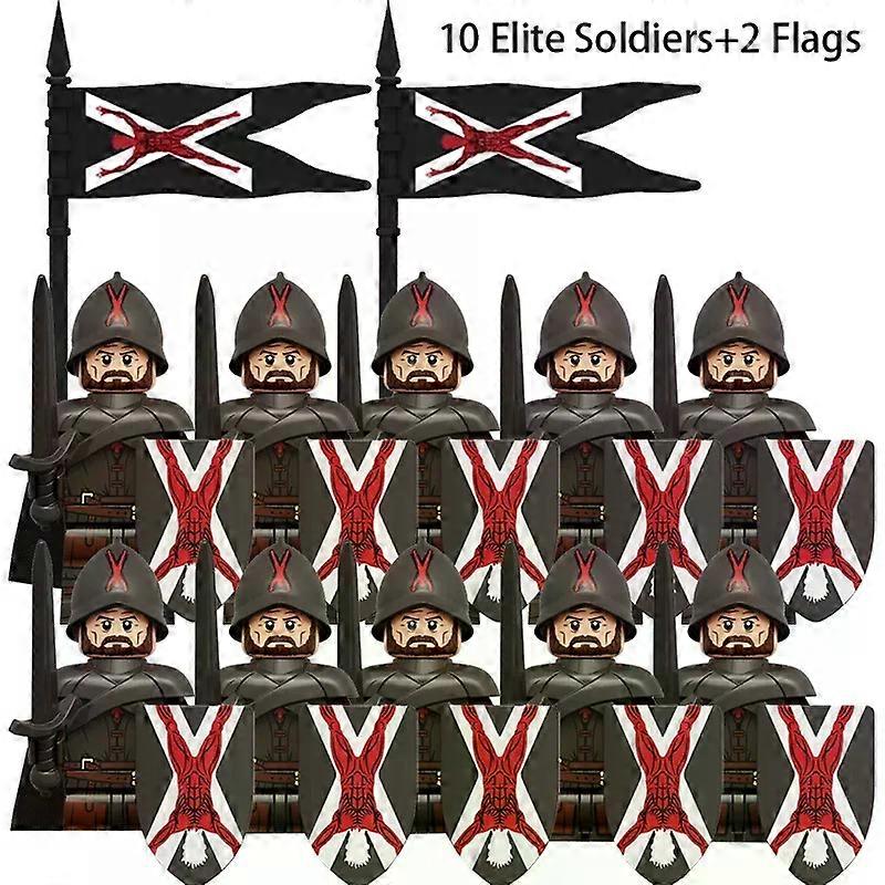 Medieval Military Figures Suit Heavy Elite Soldier Ailin Guard Black ...