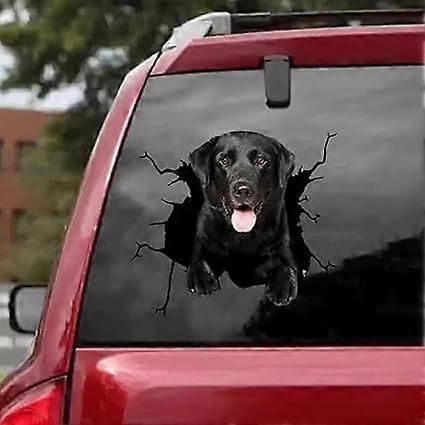 1PCS Dog Car Stickers, 3D Labrador Car Decals Personalized Stickers ...