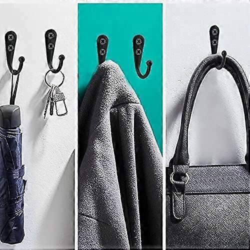 Durable Design, Wall Mounted Coat Hooks with Heavy Duty Hooks, Easy to ...