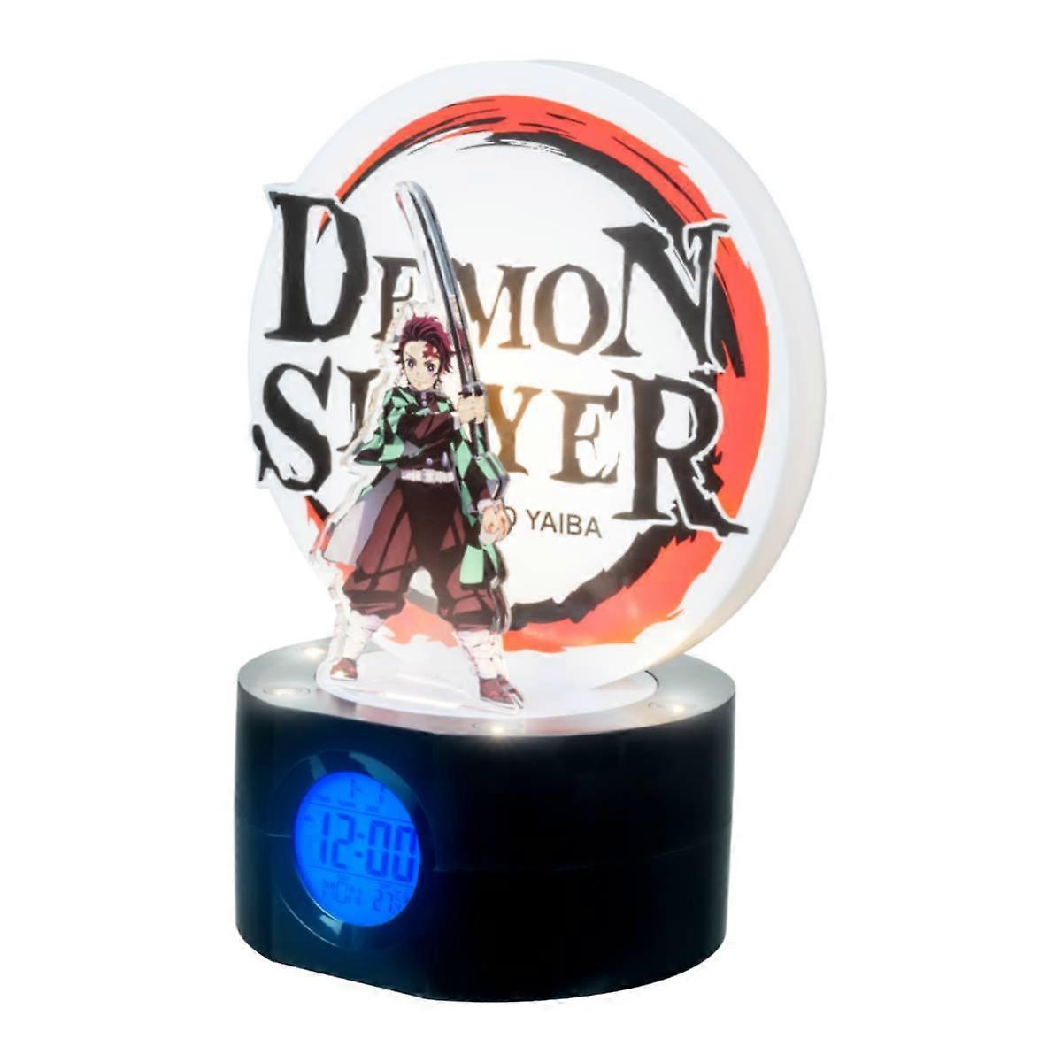 LED Light Diffuser and Alarm Clock Demon Slayer Tanjiro, Multicolour | Fruugo UK