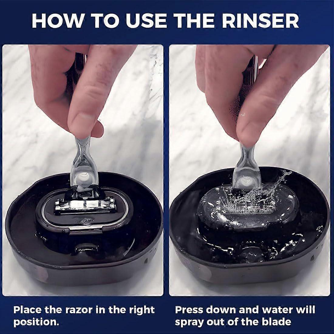 Razor Rinser No Batteries Need Save Water Shaver Cleaner | Fruugo UK