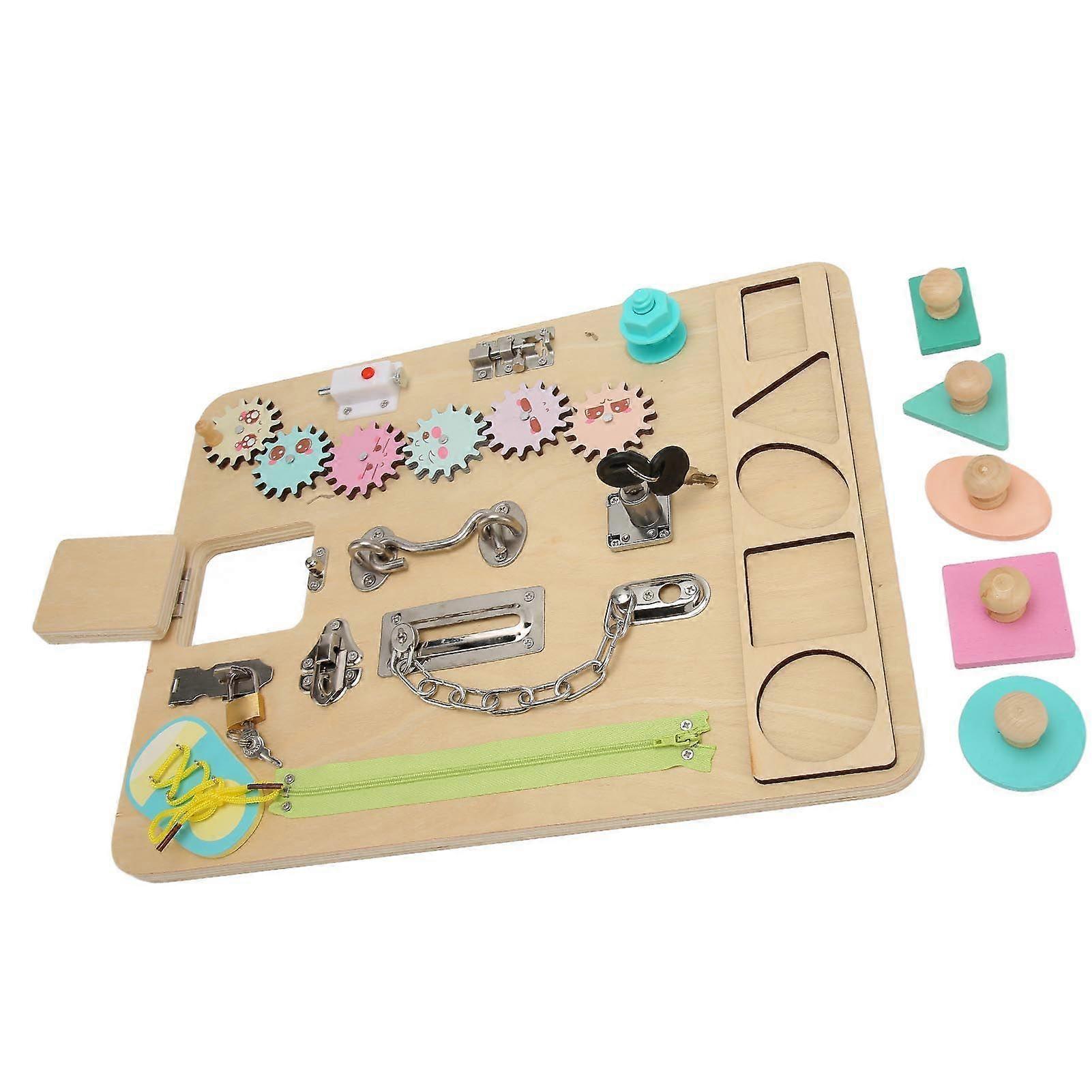 Toddler Skill Board Unlocking Theme Hand Eye Coordination Thickened ...