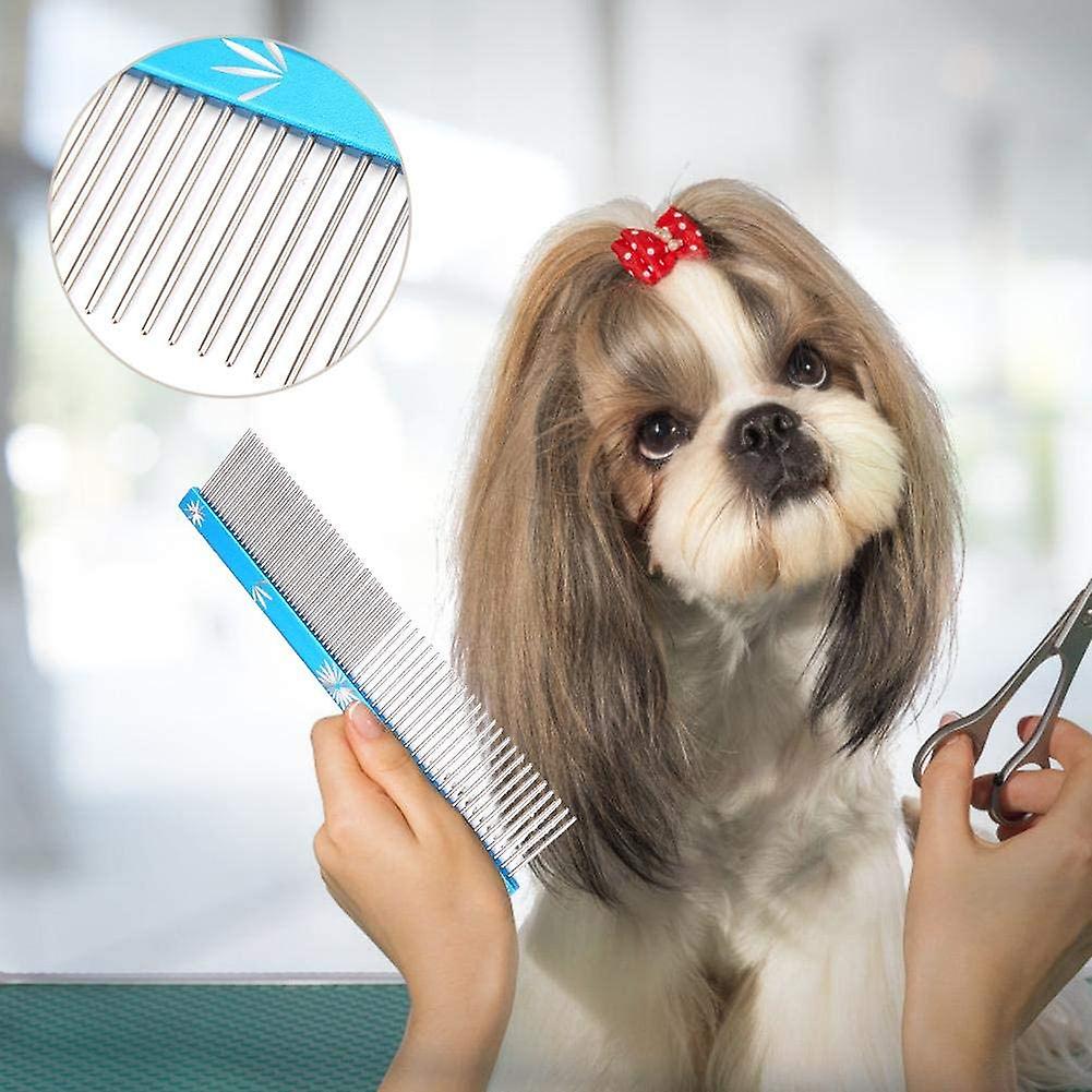 Dog Grooming Comb for Long Haired Dogs and Cats - Pet Hair Trimmer Dog ...