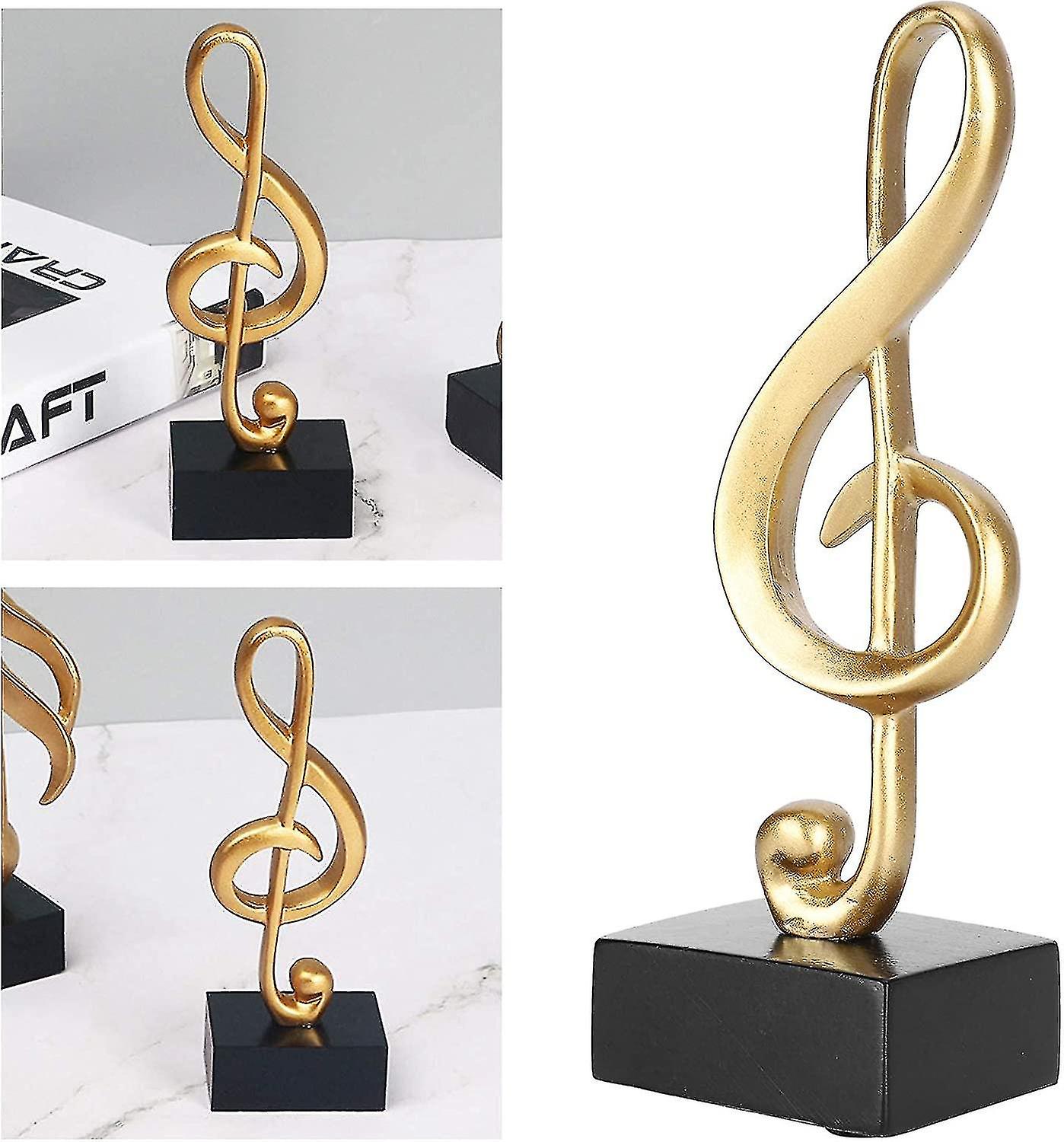 Musical Note Statue, Resin Musical Decoration Sculpture Musical ...