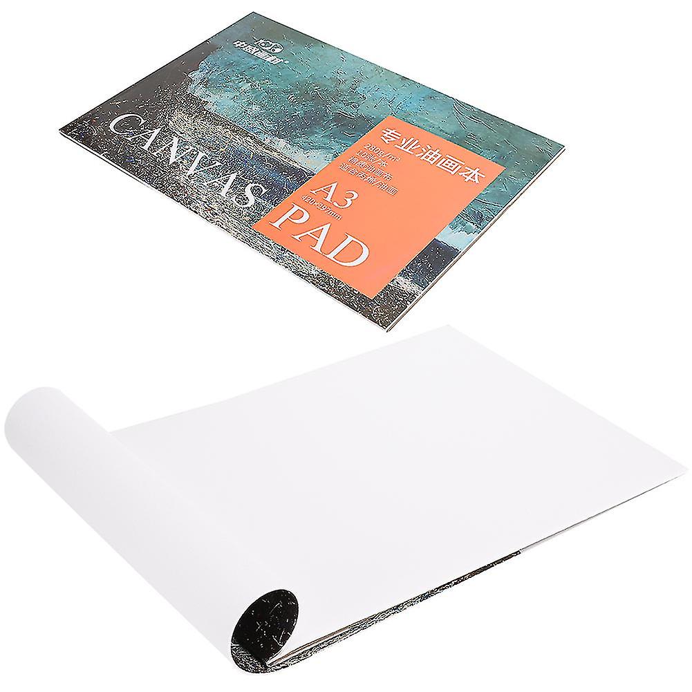 Oil Painting Paper A3 Pad - 10 Sheet Cotton Canvas For Oil & Acrylic ...