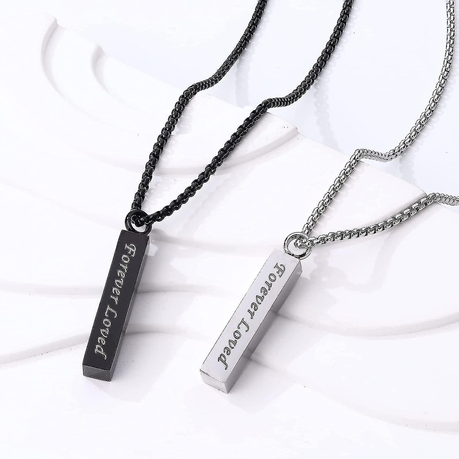 Urn Necklace For Ashes Mens Chain Necklace Urn Pendants For Ashes ...