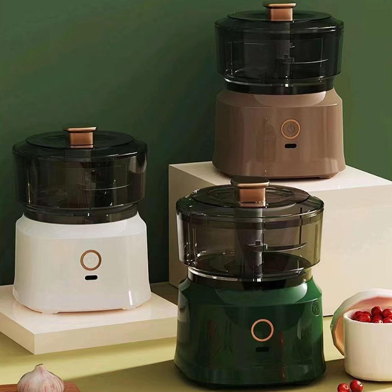 Electric Garlic Chopper Portable Mini Food Processor Wireless Vegetable ...