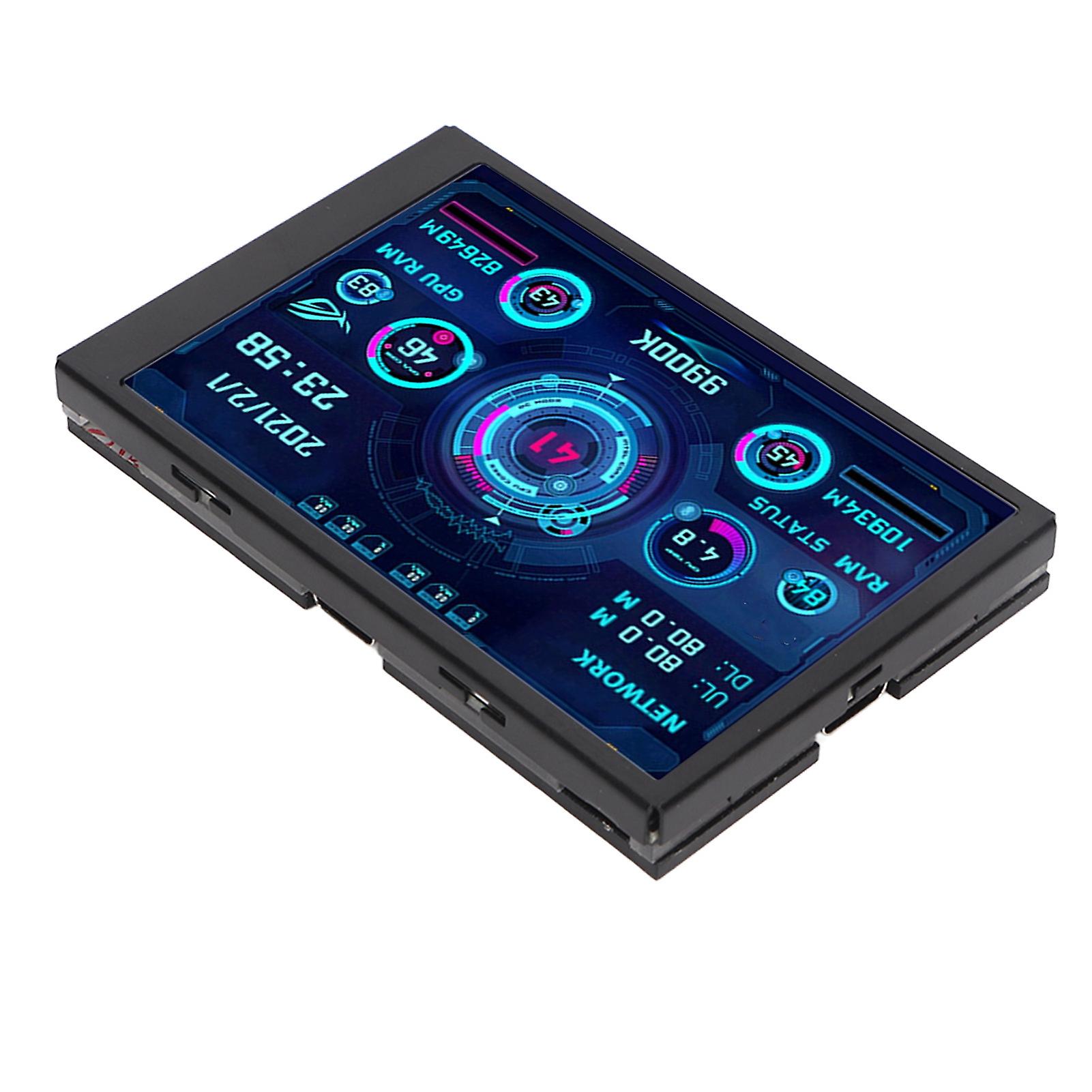 Computer Temp Monitor 3.5in IPS Full View USB C Auto Off Rotatable PC ...