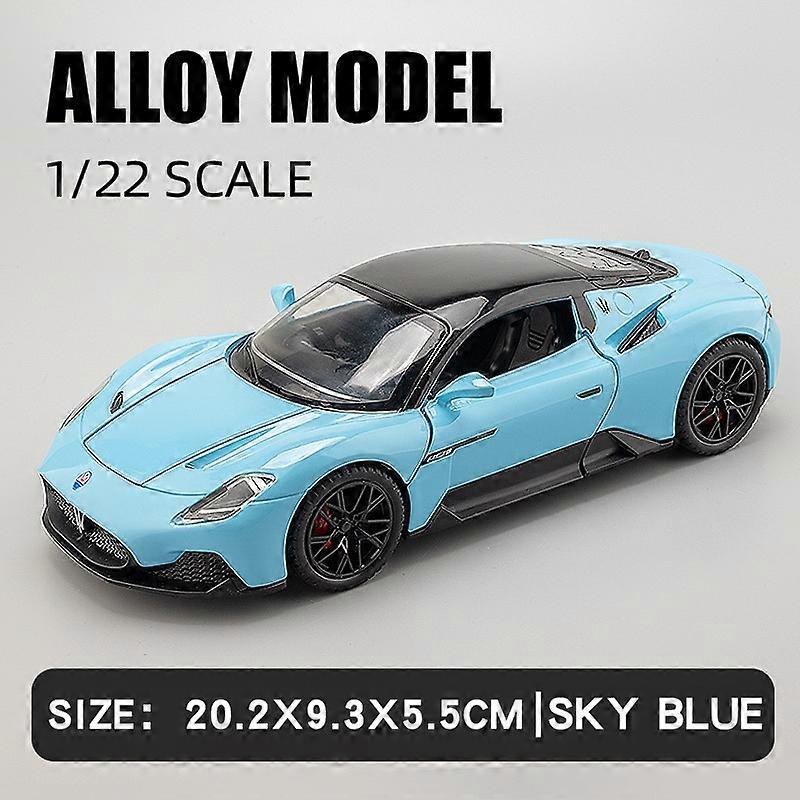 Large 1/22 Maserati MC20 Sport Car Alloy Model Car Diecast Metal Scale Collection Vehicle Model ...