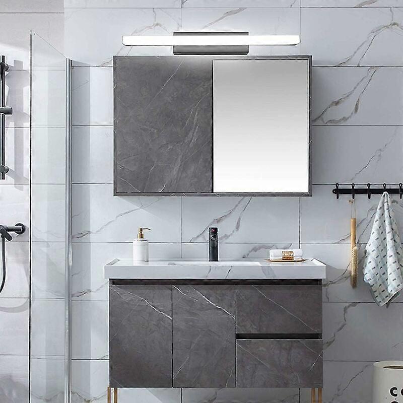 LED Mirror Lamp Wall Lamp Bathroom 40cm Cold White 9W 6000K Black ...