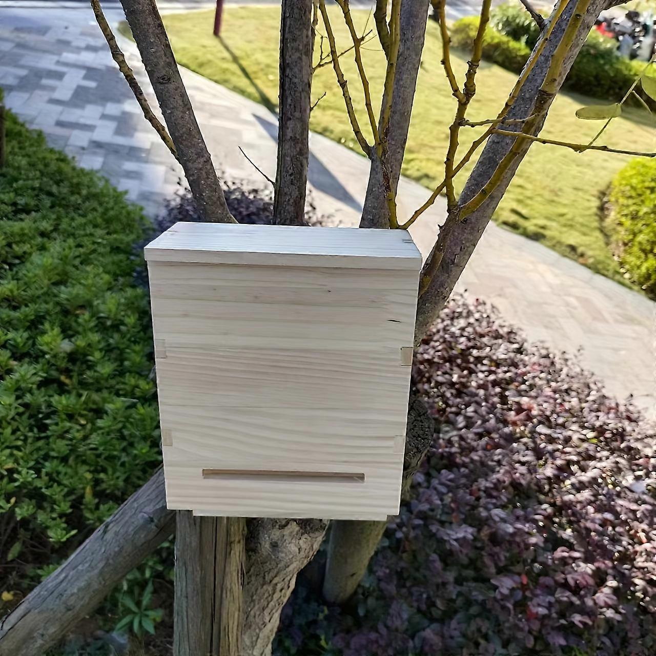 Outdoor Hanging Bat House, Wooden Bat Box, Double Chamber, Bat ...
