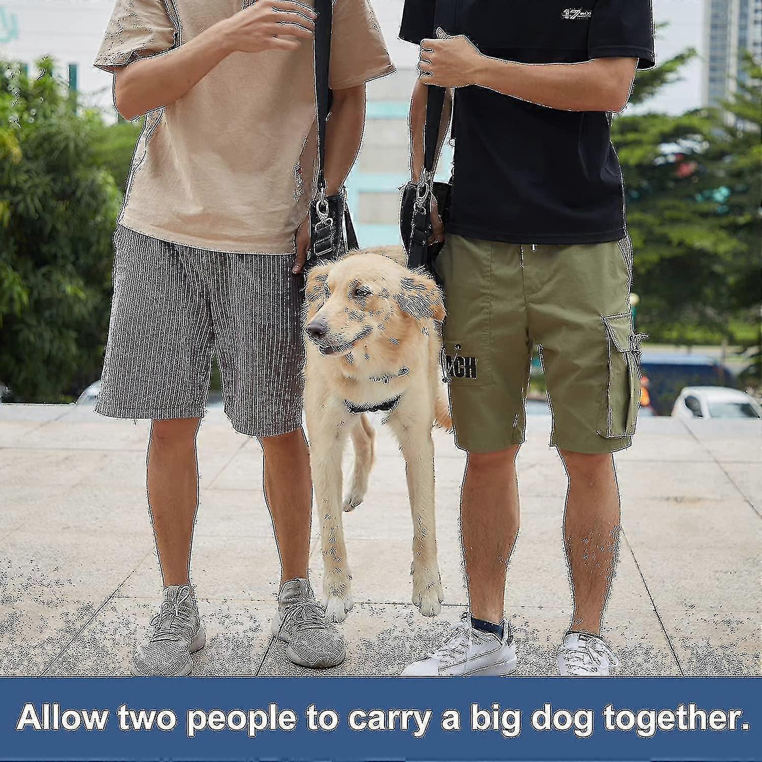 Dog Carry Sling, Emergency Backpack Pet Legs Support Rehabilitation Dog ...