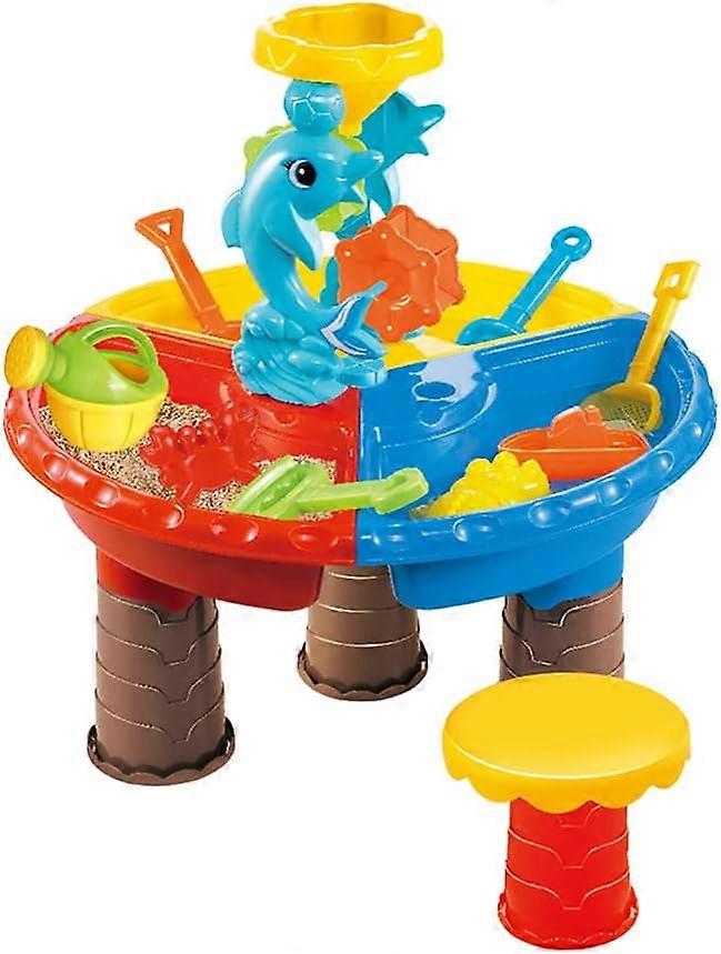 Kids Sand and Water Table, Sand Table Toys 3 in 1 Activity Table Play ...