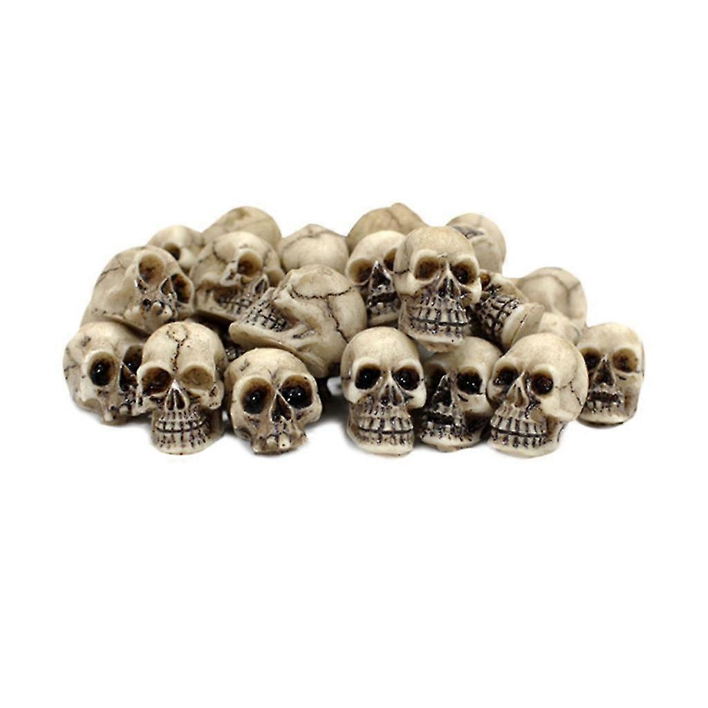 40pcs Tiny Skulls Pack Mini Skull Sculptures For Crafting And ...