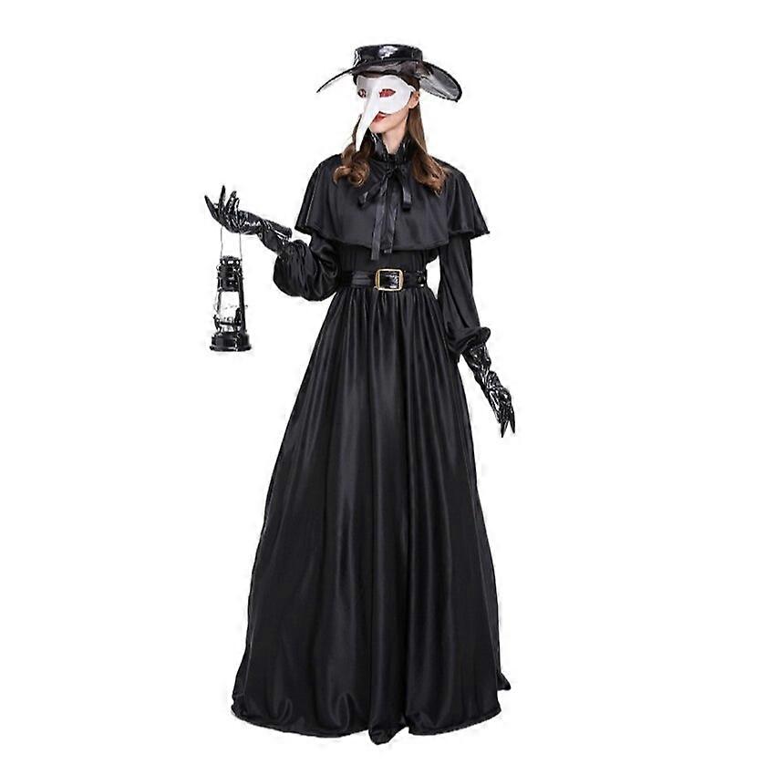 Pest Doctor Steampunk Halloween Kostumer til kvinder Middelalderlig ...