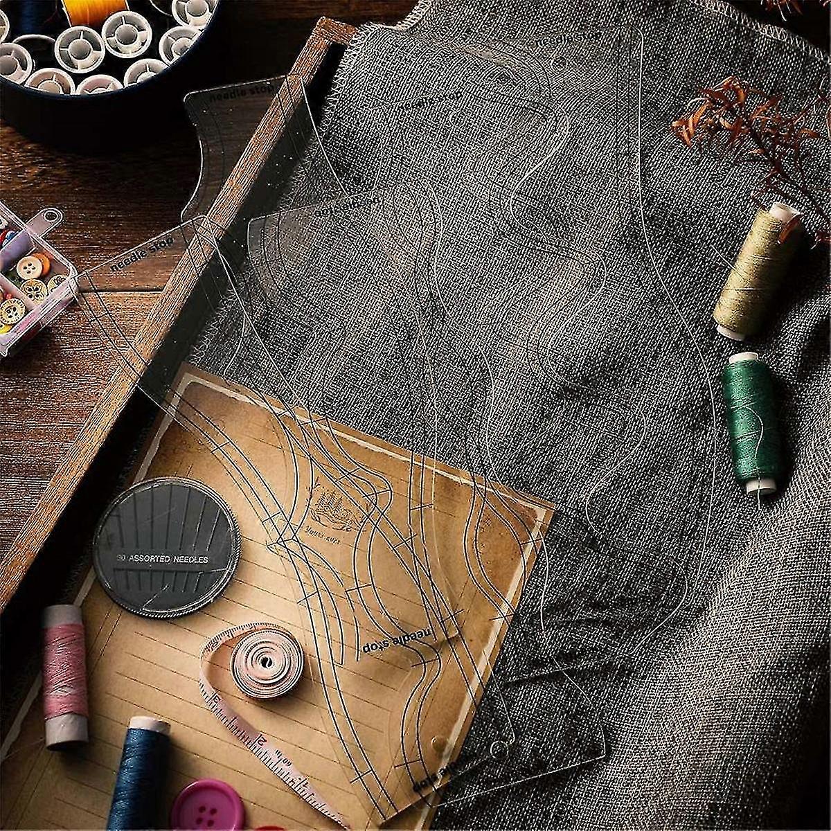 New Acrylic Wave Ruler Acrylic Quilting Template For Machine Quilting ...