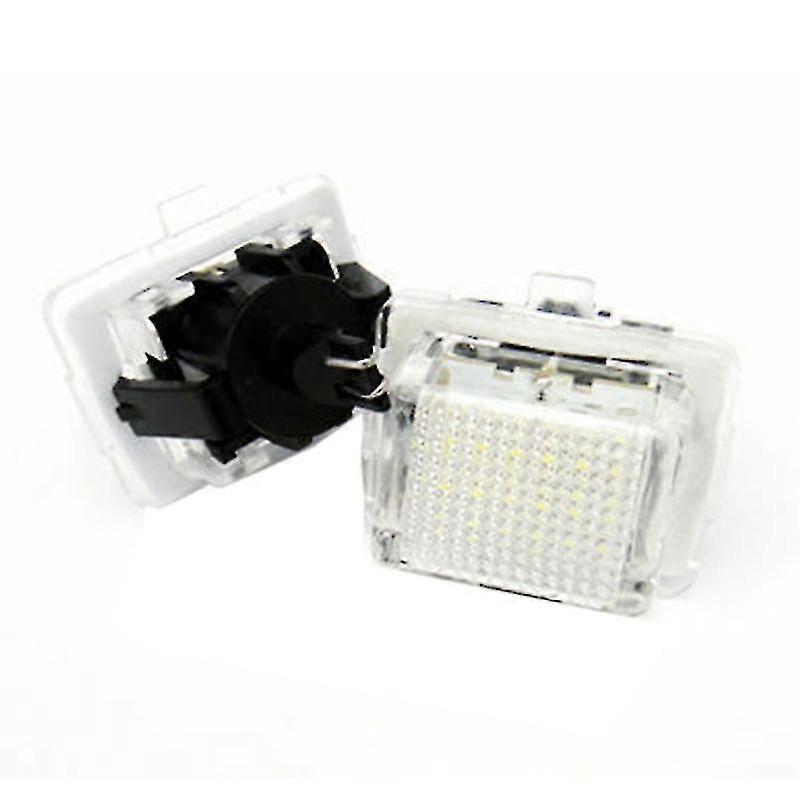 2pcs Car License Plate Light For W204/w212/w216/w221/w207 18 Led White ...