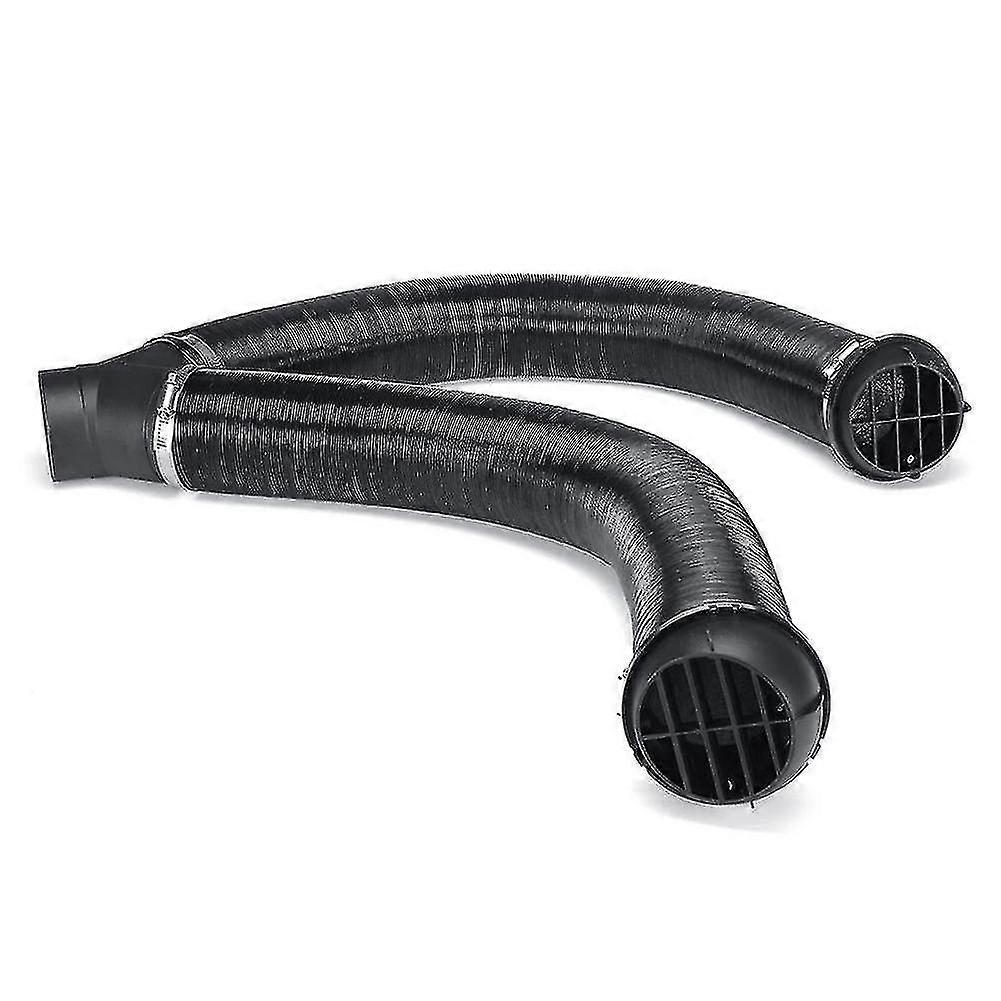 75mm Car Auto Heater Pipe Duct Set - Warm Air Outlet Vent Hose Clips ...