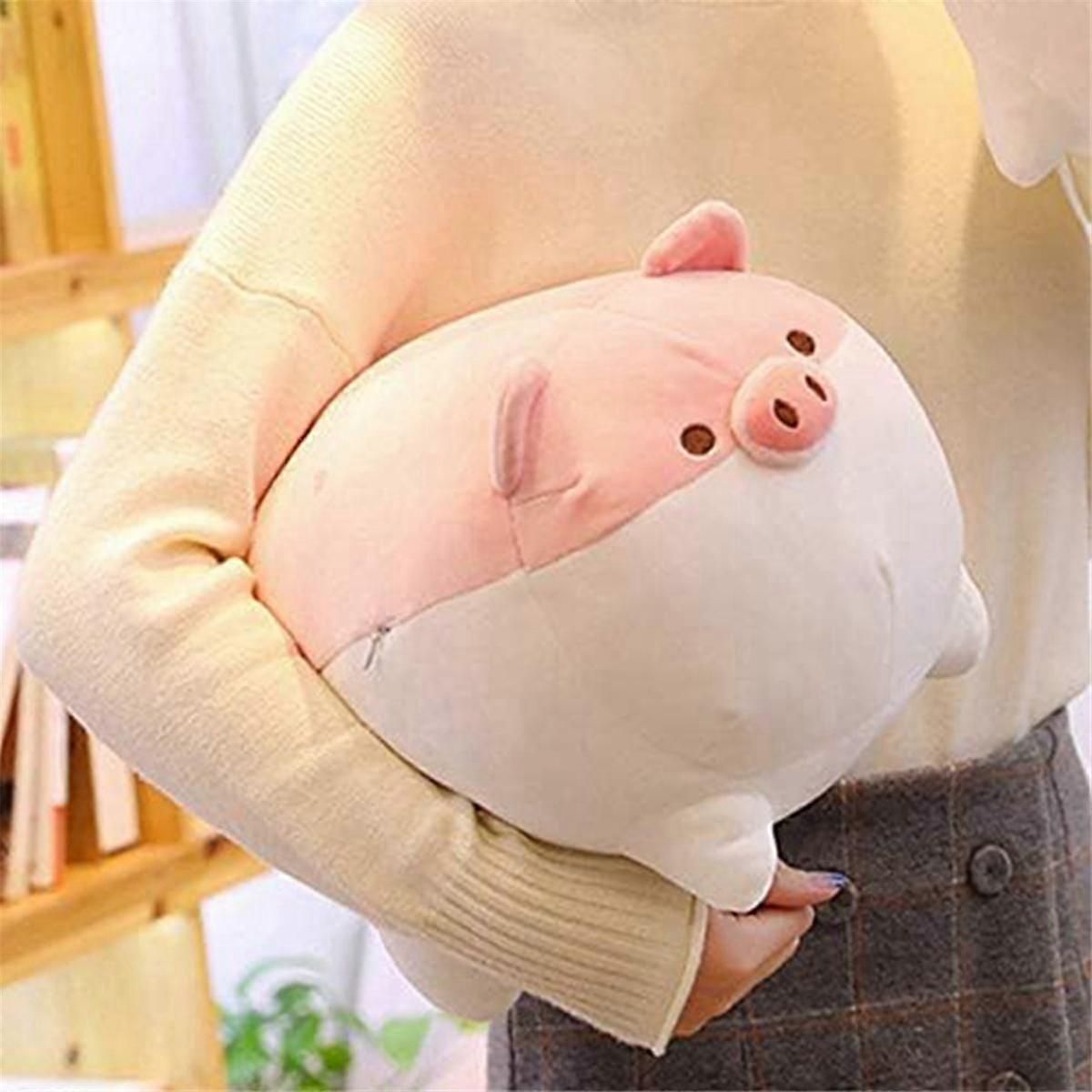 Soft Fat Pig Plush Hugging Pillow, Cute Piggy Stuffed Animal Doll Toy ...